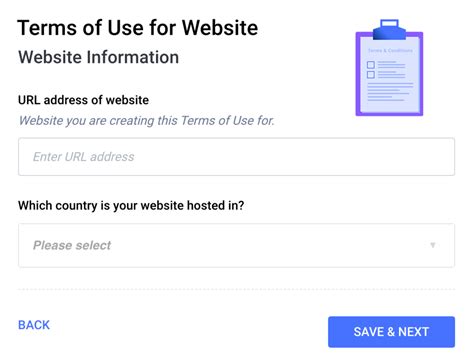 “agree to terms and conditions” checkbox examples termly