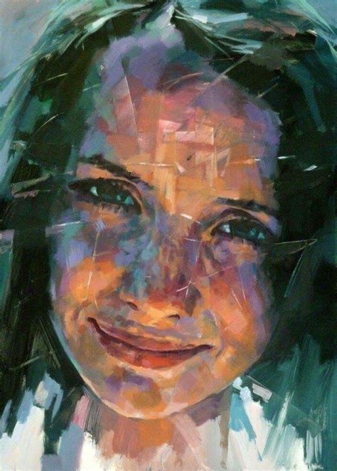 An Oil Painting Of A Woman S Face