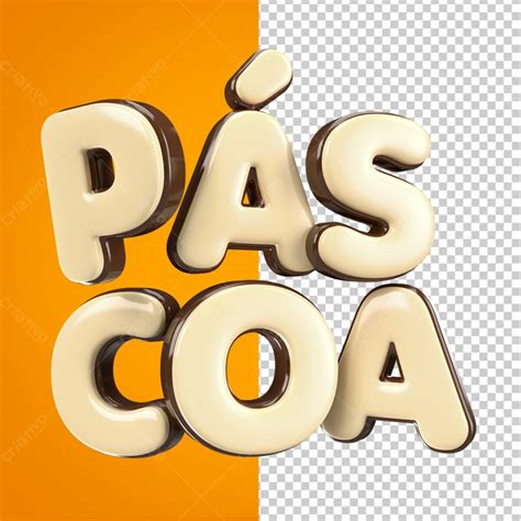 Páscoa 3D PSD download 14086 Criativo Dahora