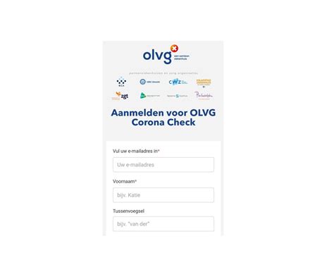 Olvg Corona Check App Al In Vier Santeon Ziekenhuizen Santeon
