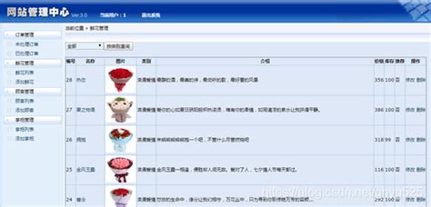 java网上花店 鲜花商城 鲜花销售管理系统设计与实现 项目源代码下载 javaweb jsp ssh mysql 花卉商城后台管理系统 java部落的博客 csdn博客