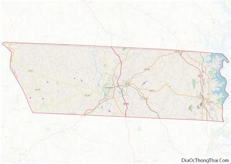 Map of Lincoln County North Carolina Địa Ốc Thông Thái