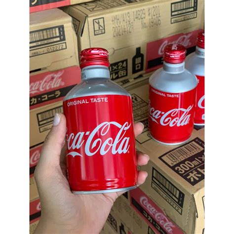 COCA COLA NHẬT CHAI NHÔM NẮP VẶN 300ml x 24 lon Nước có ga