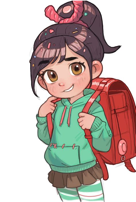 Vanellope Von Schweetz Wreck It Ralph Drawn By Opossumachine Danbooru