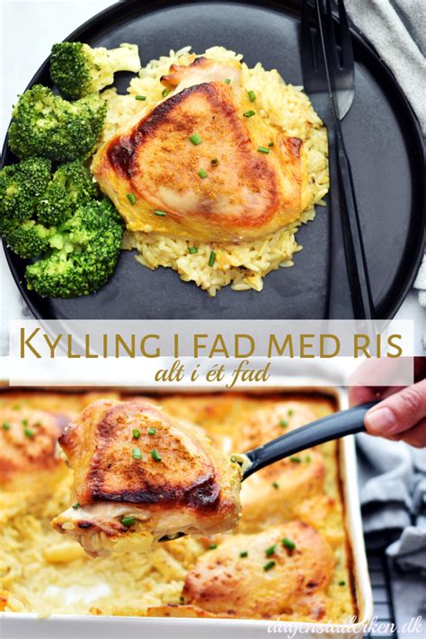 Kylling i fad med ris og kokosmælk Forberedt på kun 5 minutter