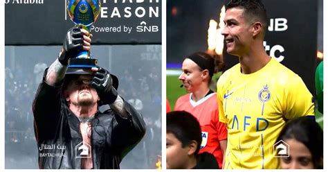 Cristiano Ronaldo Se Emociona Con El Undertaker En La Riyadh Season