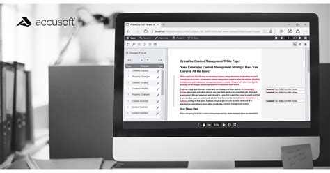 accusoft adds document comparison and image tools in newest version of prizmdoc html5 document