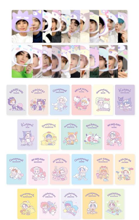 NCT X SANRIO TOWN OFFICIAL MD GOODS TRADING CARD B VER PHOTO CARD