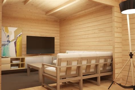 Hansa Corner B Chalet de Jardin 18m² 44mm
