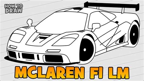 How To Draw A Car Mclaren F Lm From Asphalt Youtube