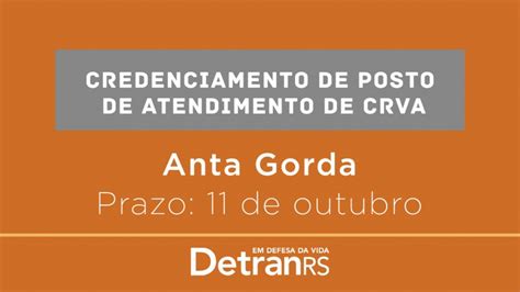 DetranRS Abre Credenciamento Para Posto De Atendimento De CRVA Em Anta