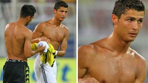 Ronaldo Strips For Another Dude
