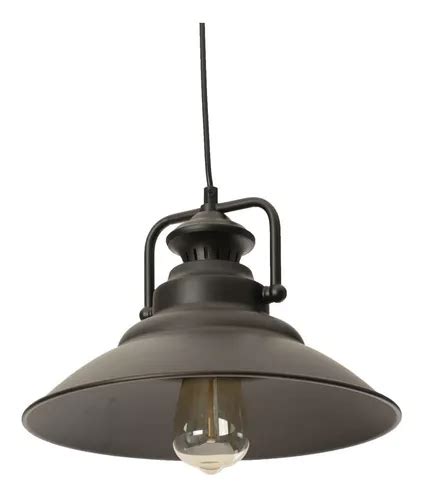 Lampara Colgante Galponera Industrial Deco Dennis Conico E Mercadolibre