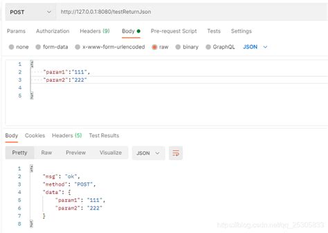 springboot 接口支持get和post方式，解析json参数请求并返回json数据格式 springboot post json csdn博客