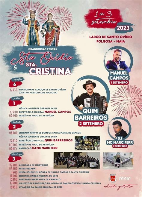 Festas de Santo Ovídio 2023 Folgosa