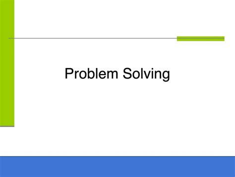 Problem Solving Skills Training Course Materials