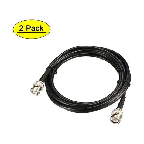 Uxcell RG58 Coaxial Cable With BNC Male To BNC Male Connectors 50 Ohm