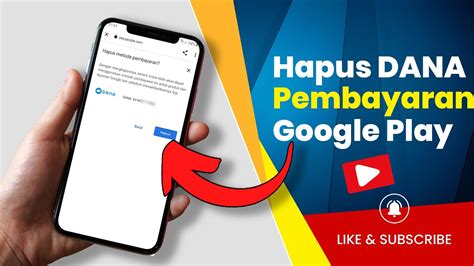 Cara Menghapus Akun Dana Dari Pembayaran Google Play YouTube