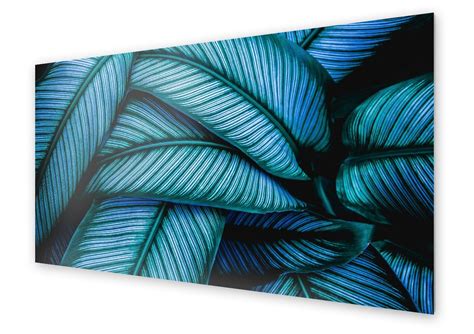 Panel Kuchenny Homeprint Zielone Li Cie Tropikalne X Cm