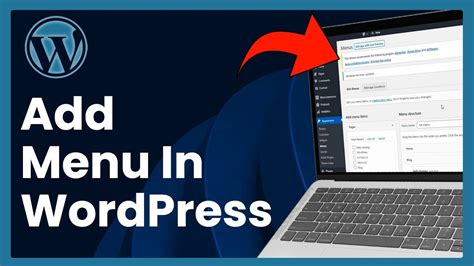 How To Add Menu In Wordpress Easy Tutorial Youtube