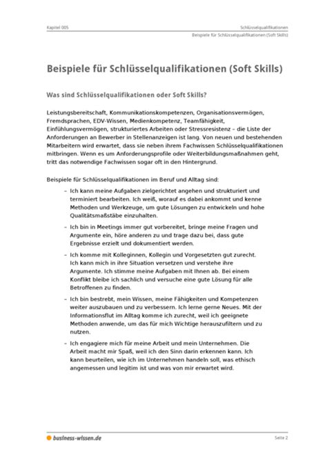 Schlüsselqualifikationen Management Handbuch business wissen de