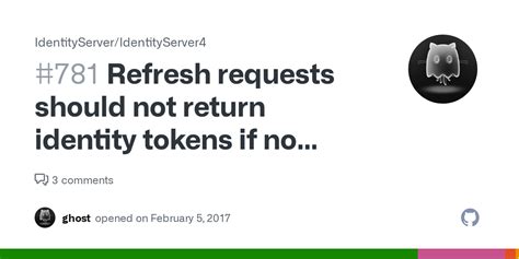 refresh requests should not return identity tokens if no identity scopes were requested · issue