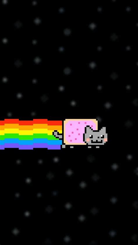 HD Nyan Cat Wallpaper Explore More Animated Cartoon Cat Flying Cat