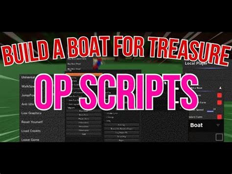 Build A Boat For Treasure Script Hack GUI L Autofarms L God Mode L