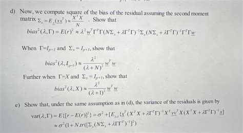 15 points consider a general regularized least