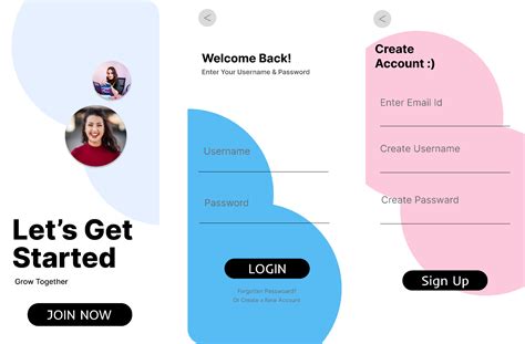 Login Screen Mobile Ui Design Figma Community