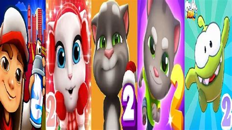 Subway Surfers VS My Talking Tom 2 VS My Talking Angela 2 VS TALKING
