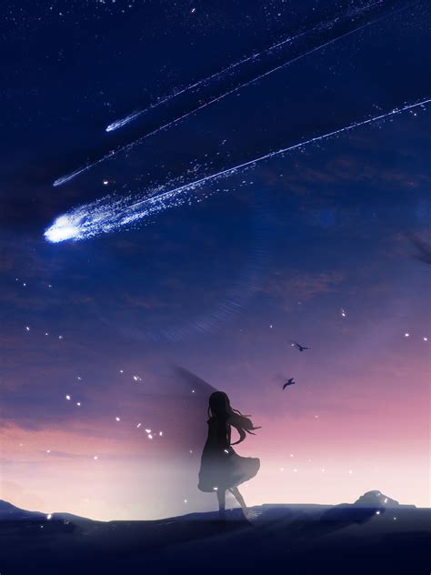 Details More Than 82 Anime Night Sky Wallpaper Best In Coedo Vn