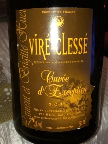 Domaine Huet Laurent Viré Clessé Cuvée d Exception Vivino US