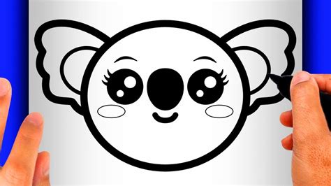 COMO DIBUJAR UN KOALA PASO A PASO Dibujos Para Dibujar Kawaii YouTube