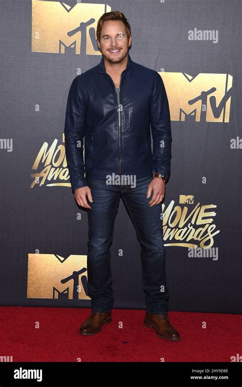 Chris Pratt Attending The 2016 MTV Movie Awards Held At Warner Bros