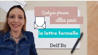 DELF B2 Production écrite Comment écrire une lettre Doovi