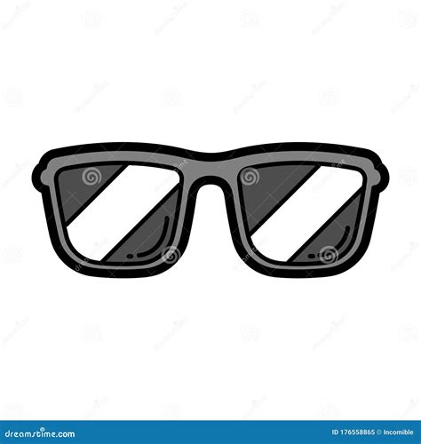 Gafas De Dibujos Animados Ilustración Vectorial Ilustraciones Svg
