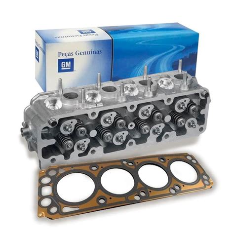Kit Cabecote 1 0 Flex Junta Valvulas Tuchos Pecas Genuinas Gm Onix