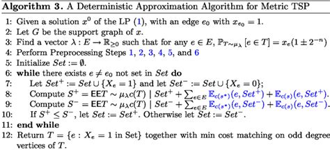 a deterministic better than 3 2 approximation algorithm for metric tsp springerlink