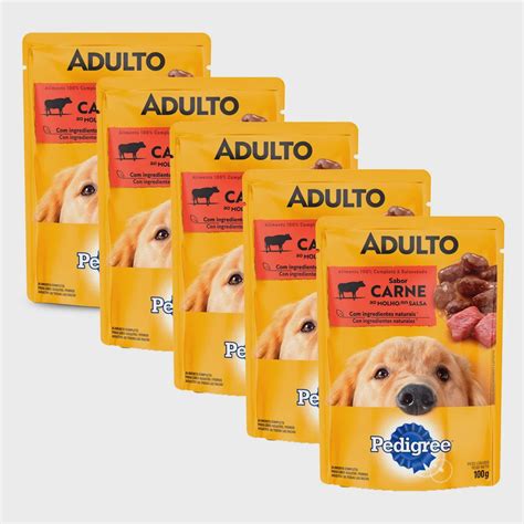 Ração Úmida para Cachorro Pedigree Adulto Sabor Carne ao Molho em Sachê