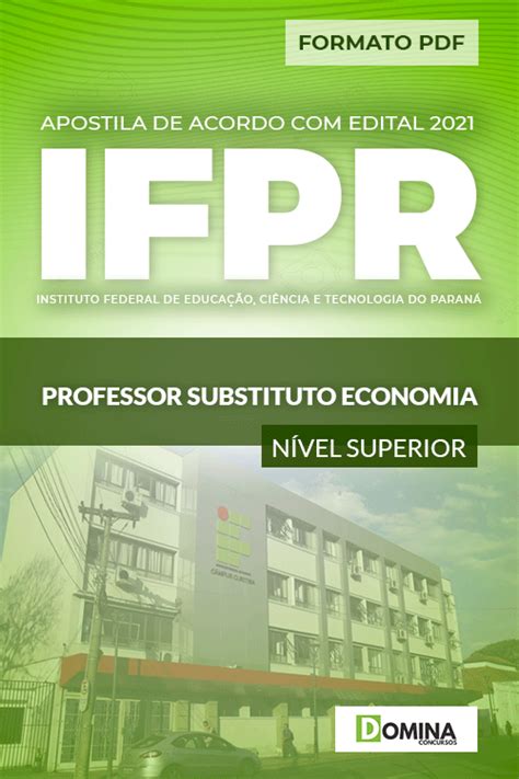 Apostila Seletivo IFPR 2021 Prof Substituto Economia
