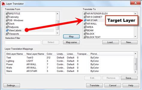 between the lines autocad layer translator saves time converting files to cad standard layers