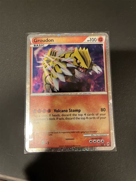 Mavin Pokémon TCG Groudon Call of Legends SL4 Holo Shiny Holo Rare MP