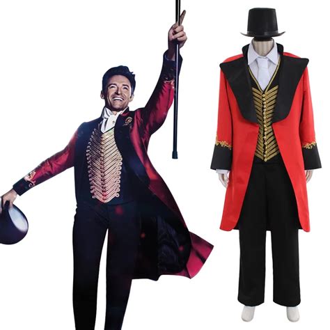 2017 The Greatest Showman Cosplay Costume Adult Mens The Greatest