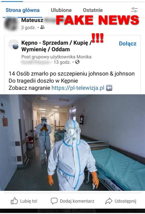 Policja Przestrzega Przed Oszustami Chodzi O Post Na Facebooku