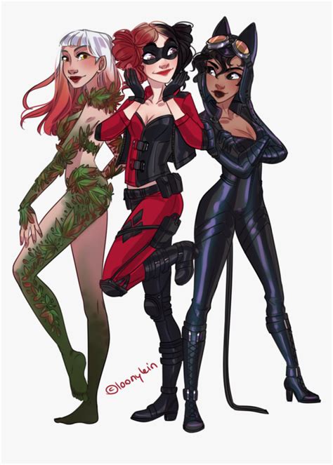 Harley Quinn Poison Ivy And Catwoman Telegraph