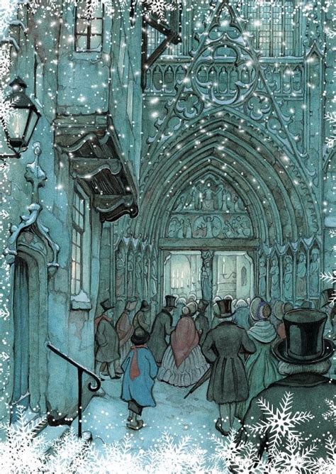 Kerstkaart Anton Pieck Illustratie Op Weg Naar Kaartje2go