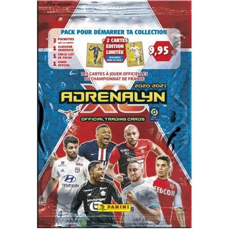 Pack de démarrage PANINI Adrenalyn XL 2020 2021 Cdiscount Jeux Jouets