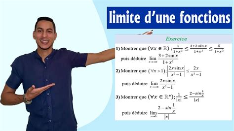 limite d une fonction numérique 1 bac exercices limites et l ordre