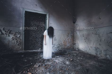 Scary Ghost Woman In Haunted House Stock Photo By Erika8213 PhotoDune